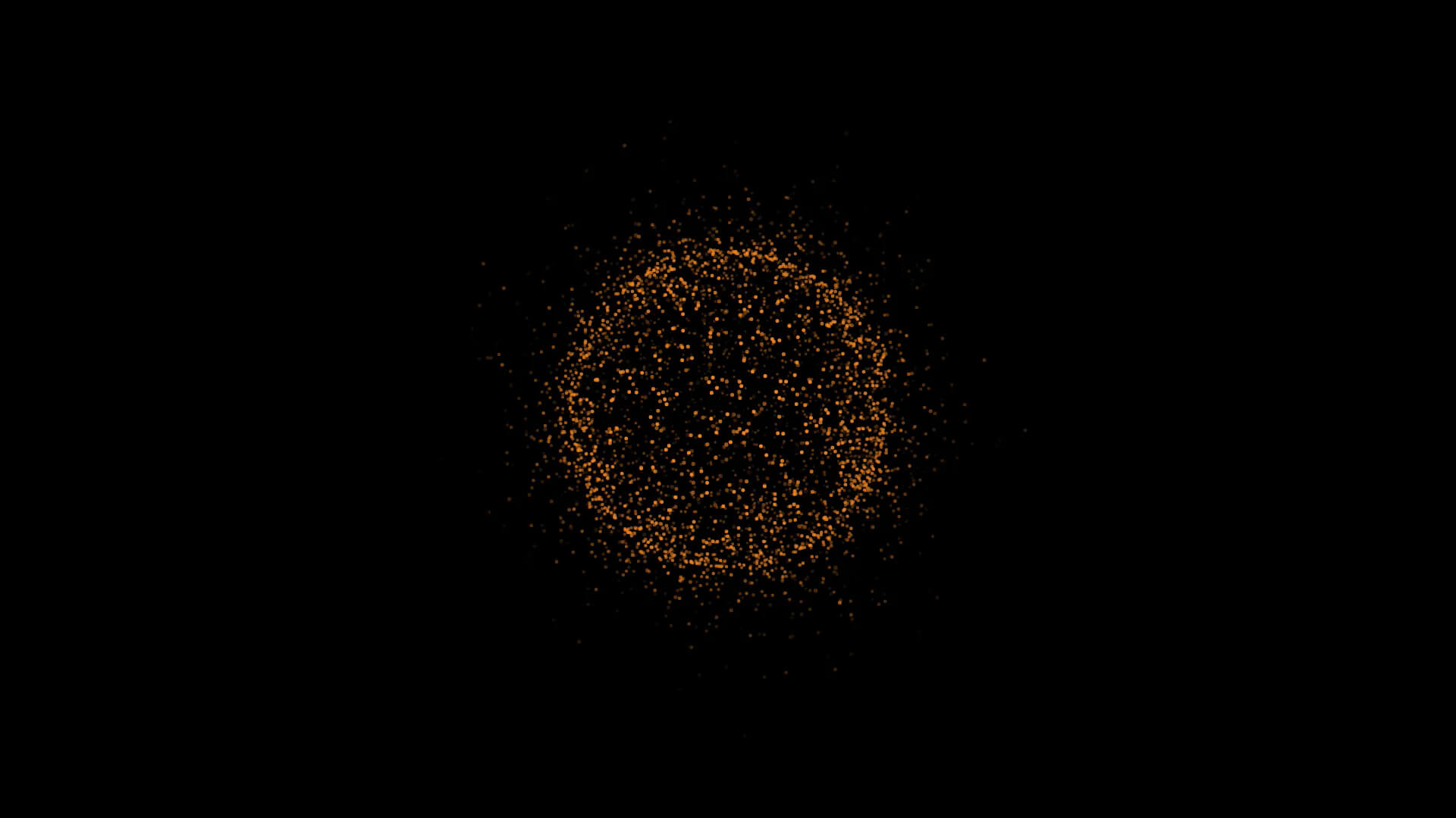 Canvas JS Big Ball Of Particles GetButterfly
